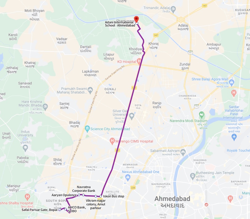 Transportation (Primary) | Adani International School